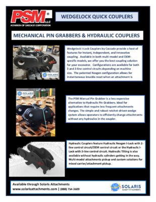 Solaris PSM Wedgelock Quick-Couplers Source Product Sheet - Solaris ...