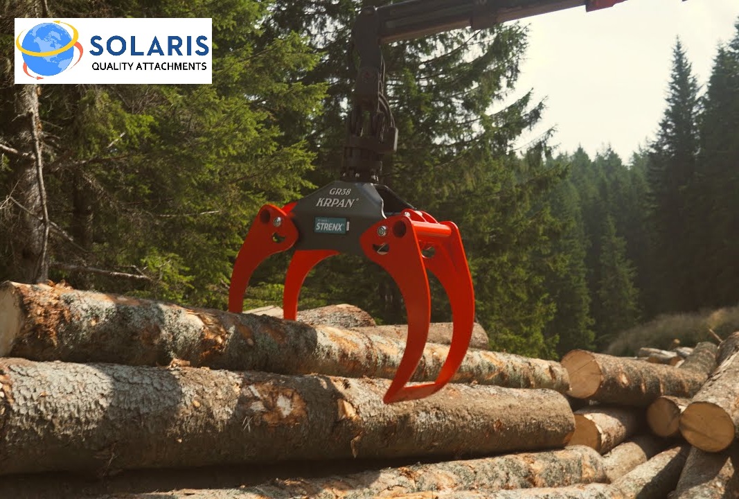 Rotating Excavator Log Grapples | Solaris Attachments